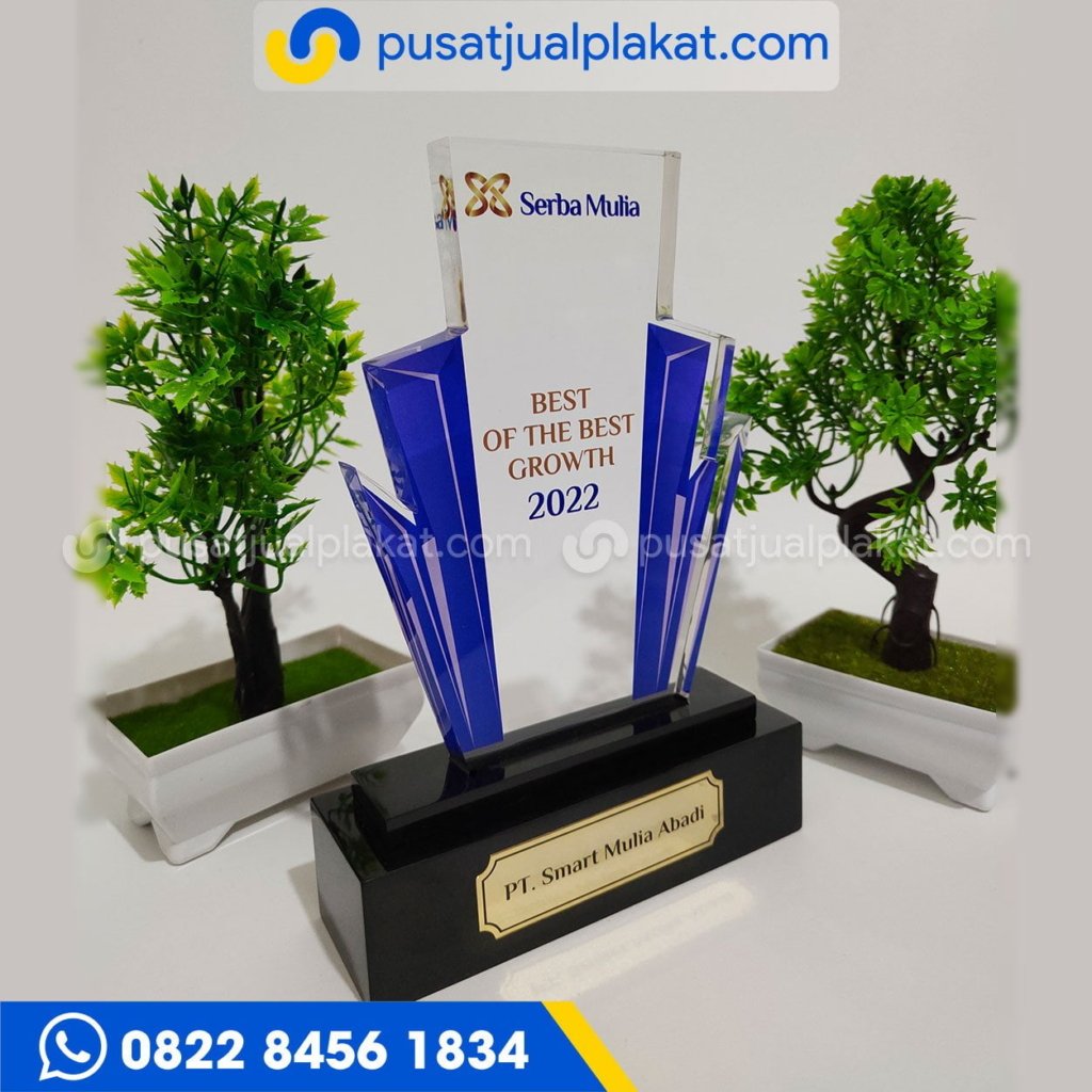 Plakat Akrilik Kombinasi Resin Serba Mulia - Pusat Jual Plakat