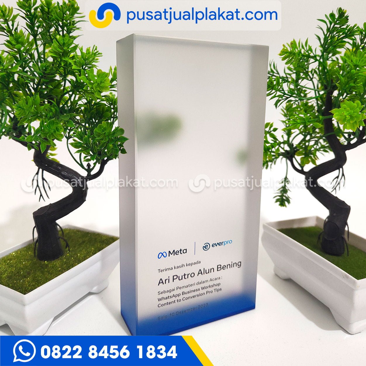 Plakat Resin Persegi Panjang Doff - Pusat Jual Plakat