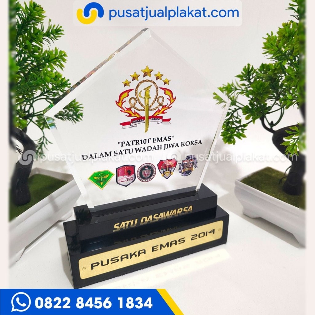 Plakat Segi Lima Custom - Pusat Jual Plakat